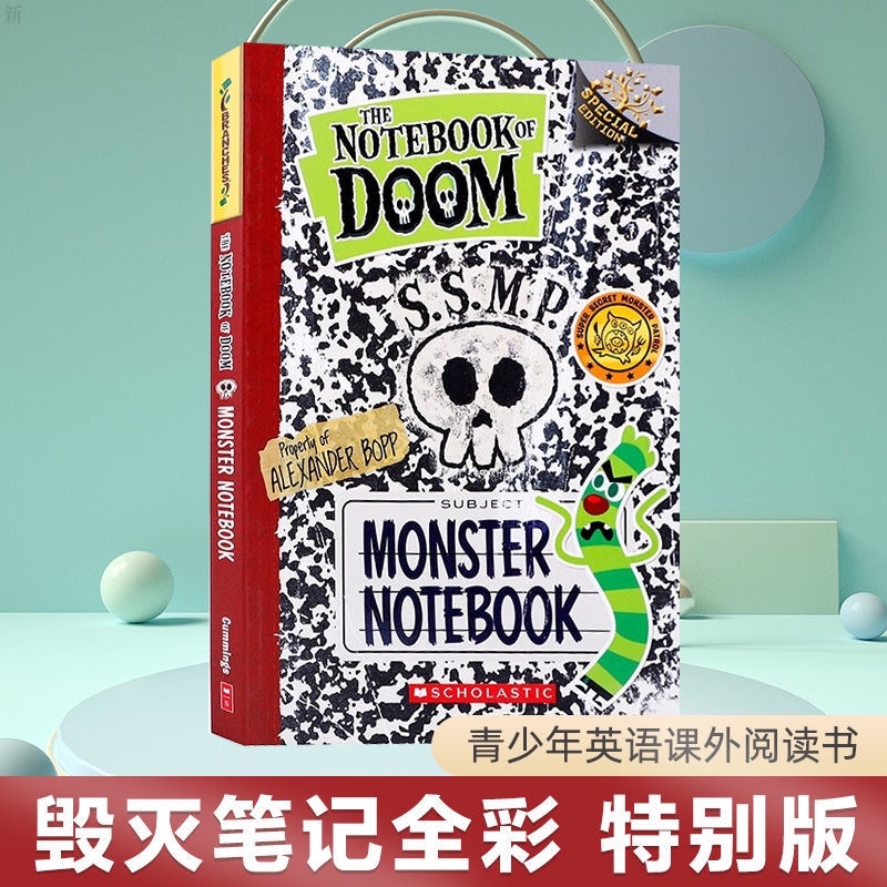book spot The Note of Doom Monster Noteboo | Shopee Philippines