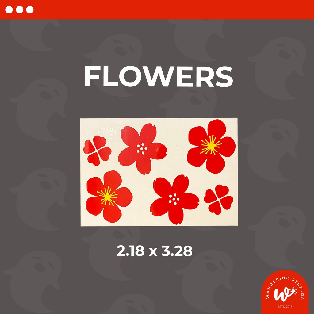 Hutao Boo-tao Ghost Decal Stickers Gift Set Genshin Impact White ...