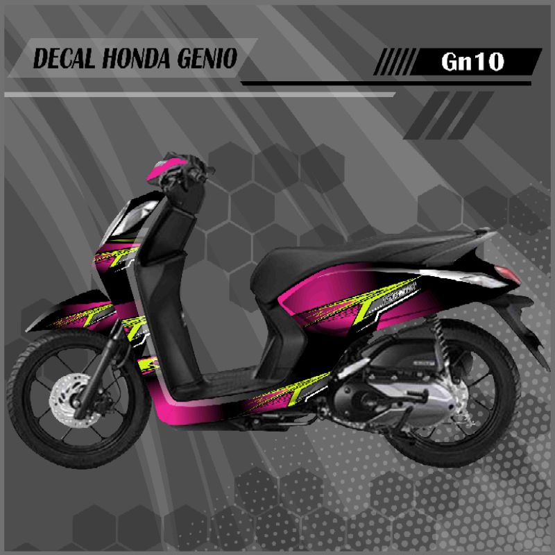 Honda genio pink 10 decal sticker | Shopee Philippines