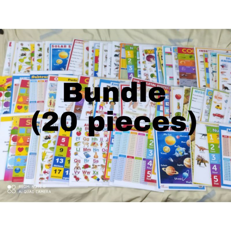Laminated Educational Charts Page 1 Bundle | Shopee Philippines