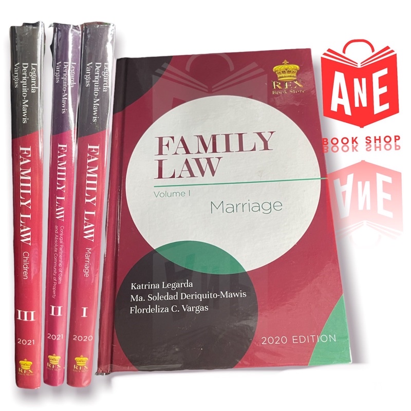 AUTHENTIC Legarda, Mawis and Vargas 2020/2021- Family Law Volume I, II ...