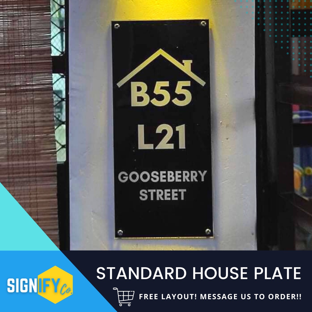 High Quality Standard House Number Plates/ Customized House Address by ...
