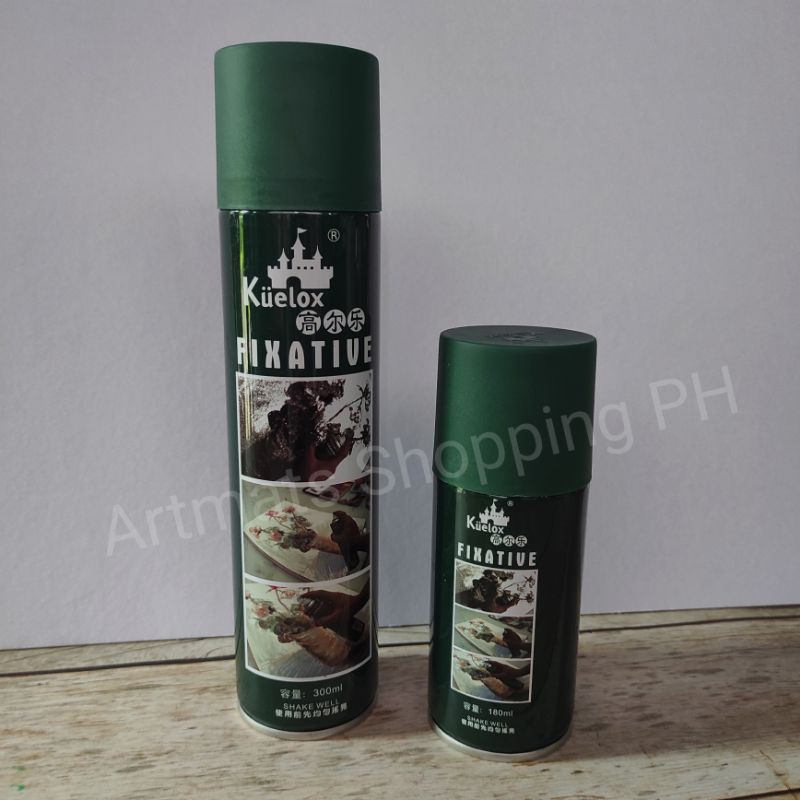 Kuelox Fixative Spray for Drawing protect your artworks | Shopee ...