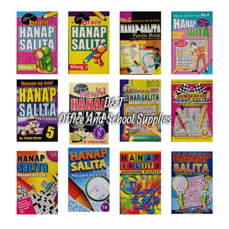 Hanap Salita (19 pcs) | Shopee Philippines