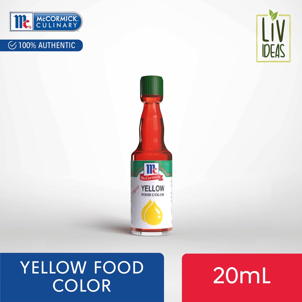 McCormick Yellow Food Color 20mL | Shopee Philippines