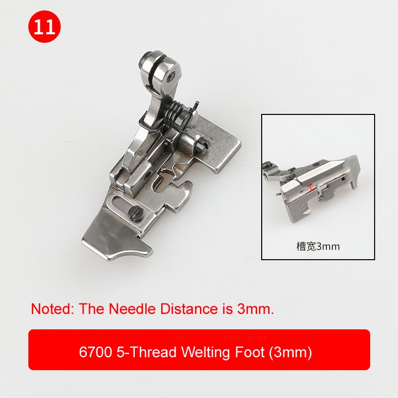 Welting Presser Foot Piping Foot Cording Foot for Industrial 4/5 Thread ...