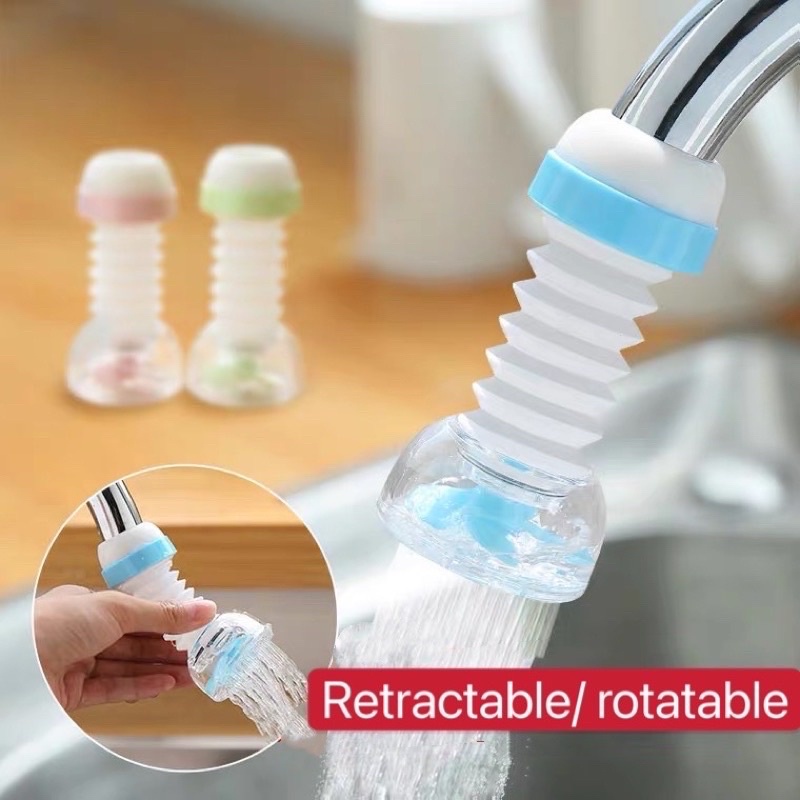 Adjustable 360 Faucet Extender Faucet Filter Flexible KitchenSplash ...