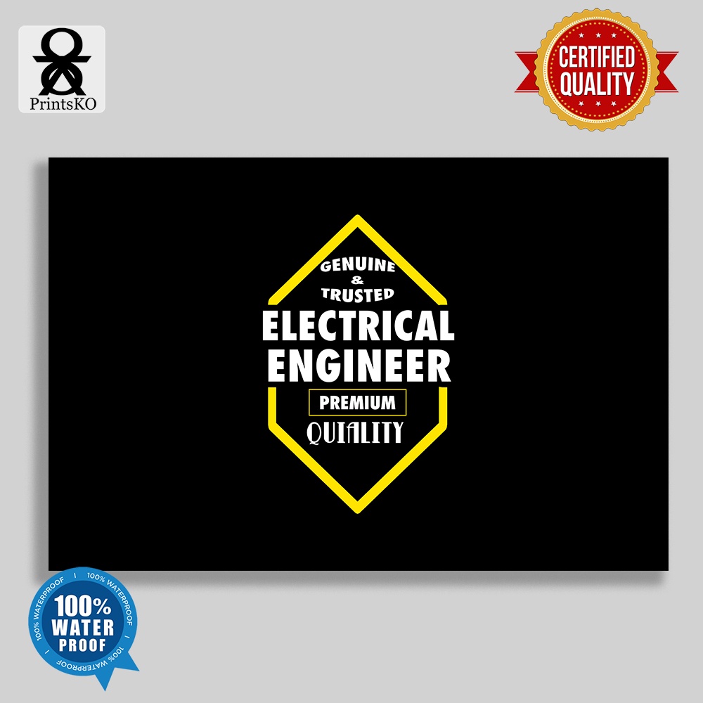 Tarpaulin / Tarp with Electrical Engineer - Design | Shopee Philippines