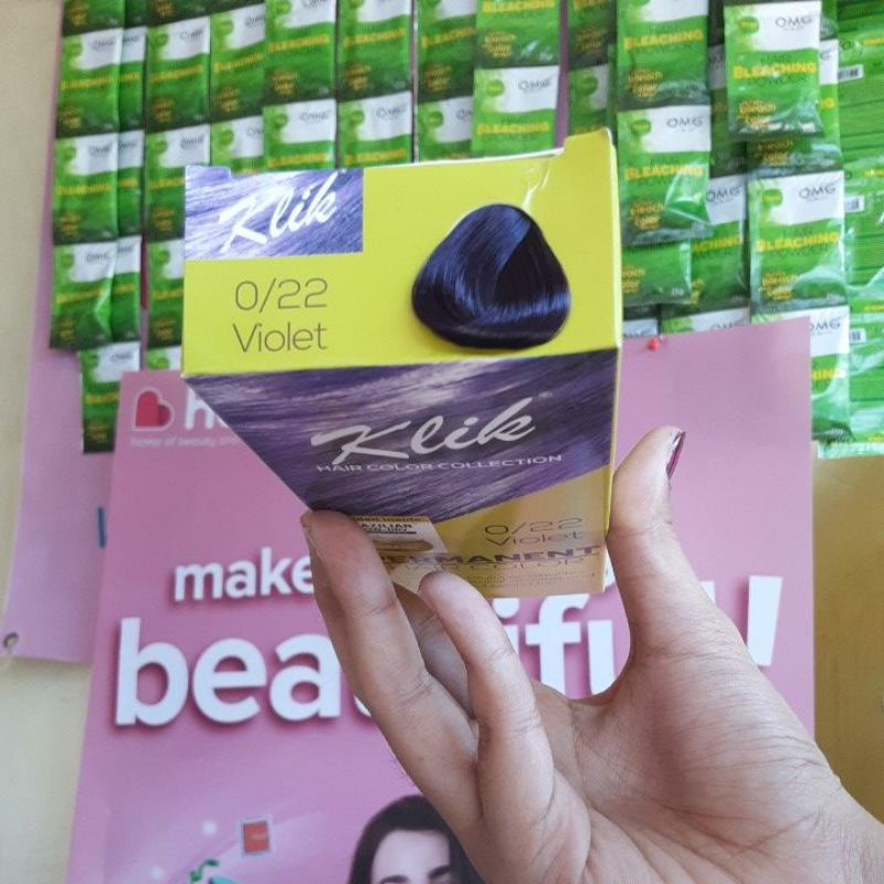 Klik Hair Coloring Set (Coloring Cream - Oxidizing - Conditioner ...