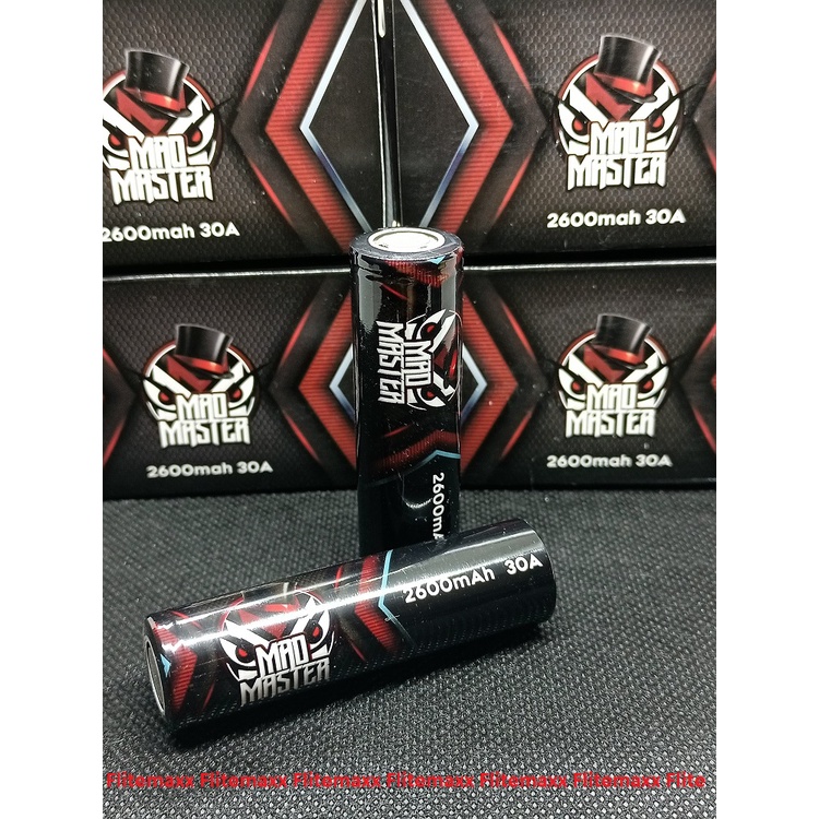 Mad Master battery 18650 2600mAh 30A authentic (1pair） | Shopee Philippines