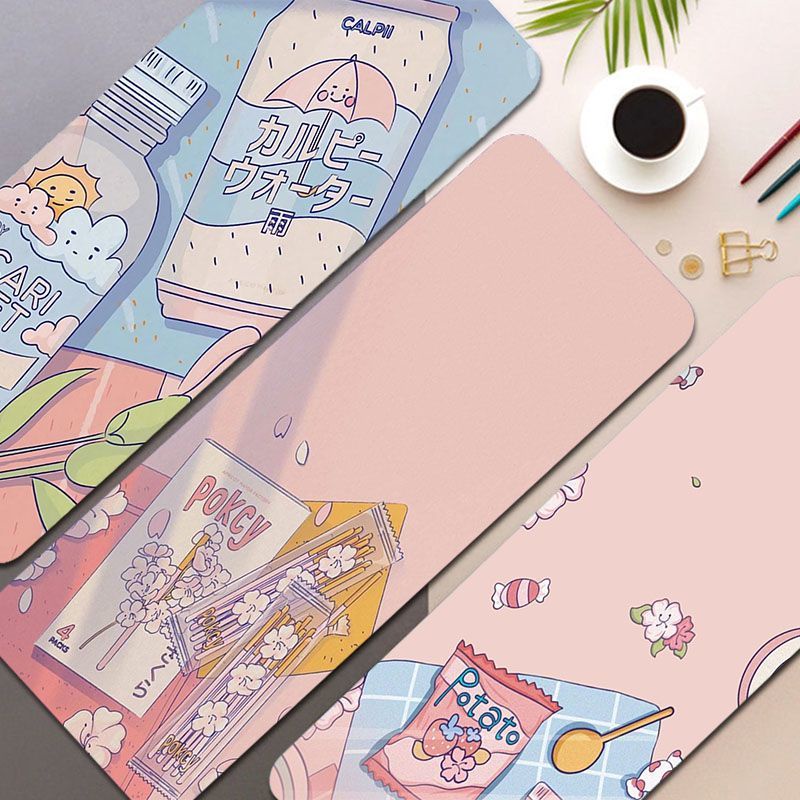 Cute Kawaii Anti-Slip Cartoon Anime Gaming Mouse Pad Keyboard Mouse ...