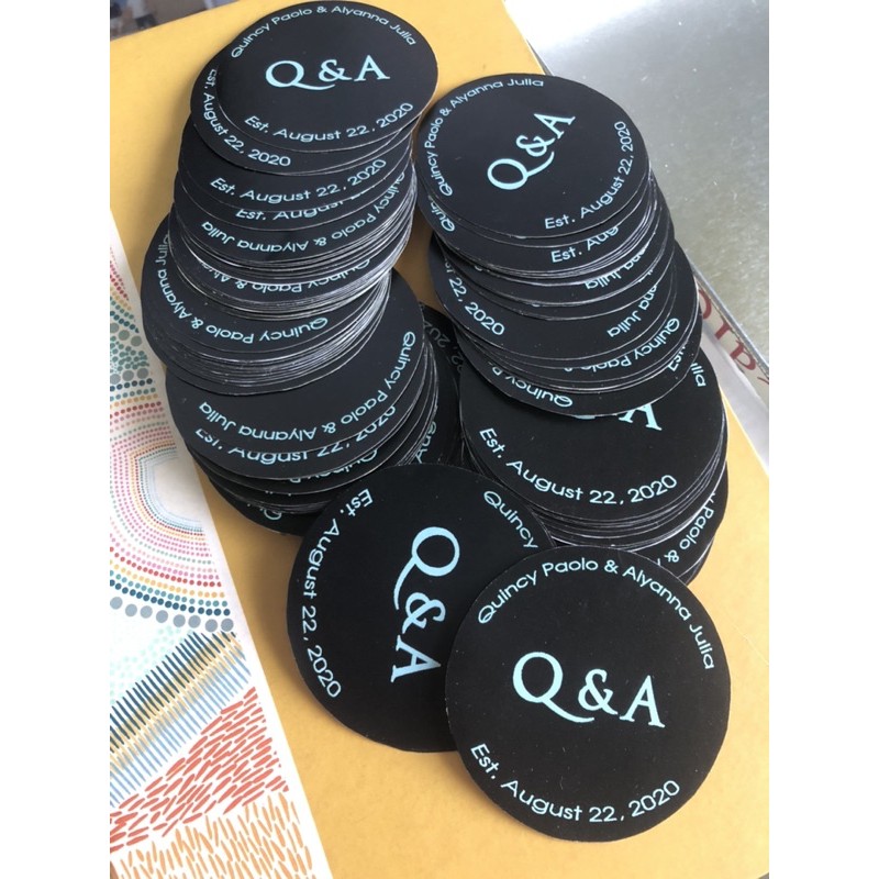 Label Sticker 2x2” Pre-cut | Shopee Philippines