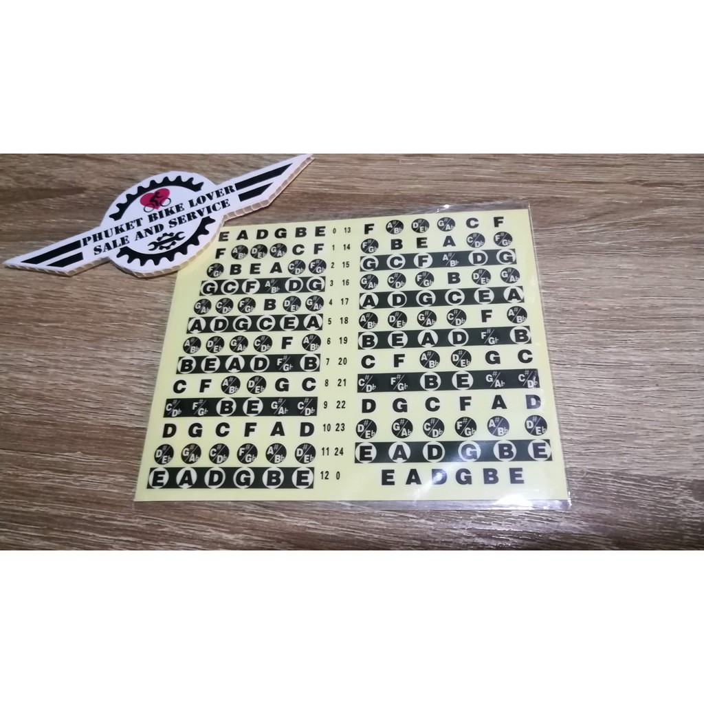 Repair Guitar Fretboard Sticker For Electric Guitars Note On The Neck ...