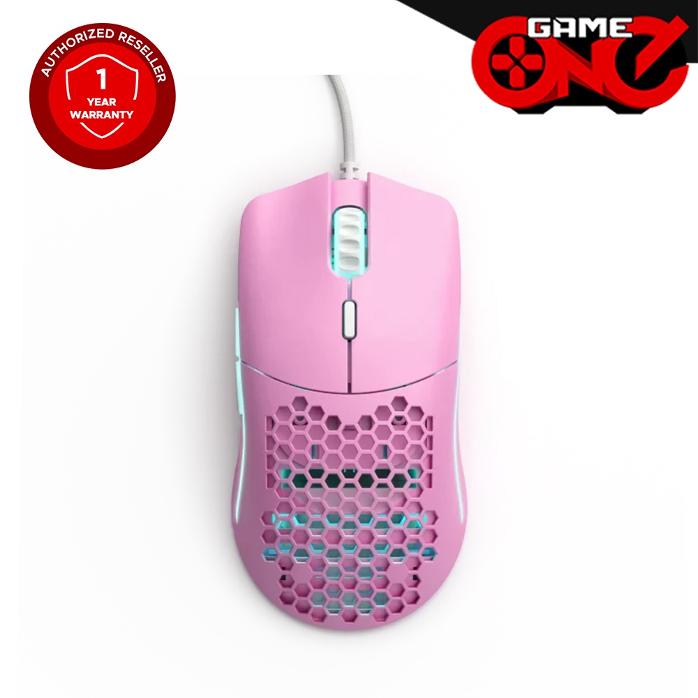 Glorious Forge Model O Minus Ultra Light RGB Gaming Mouse - Pink ...