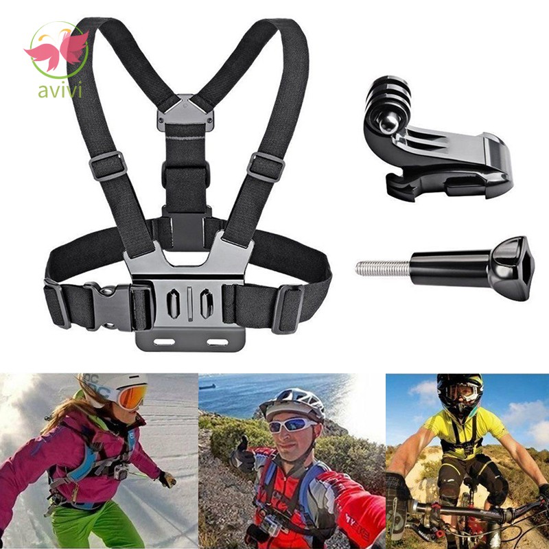 Adjustable Chest Body Strap Belt Mount Harness for GoPro HD Hero Camera ...