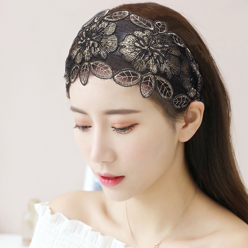 Headband Women's Spring Summer Anti-shedding Toothed Retro Fashion Wide ...