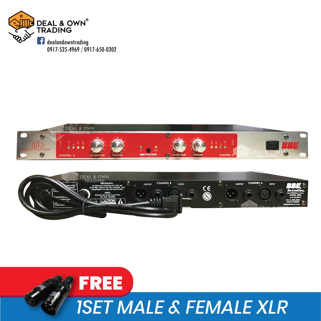 BBE 882i Maximizer 2 channels of BBE for stereo or separate dual mono ...