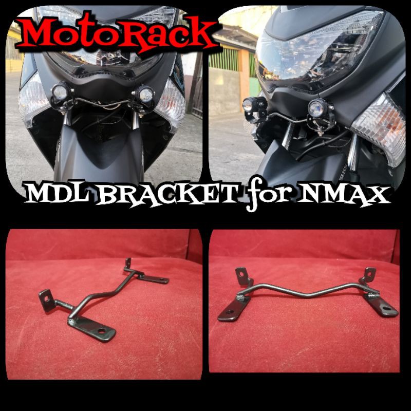 MOTORACK BRACKET for Mini Driving Light / NMAX | Shopee Philippines