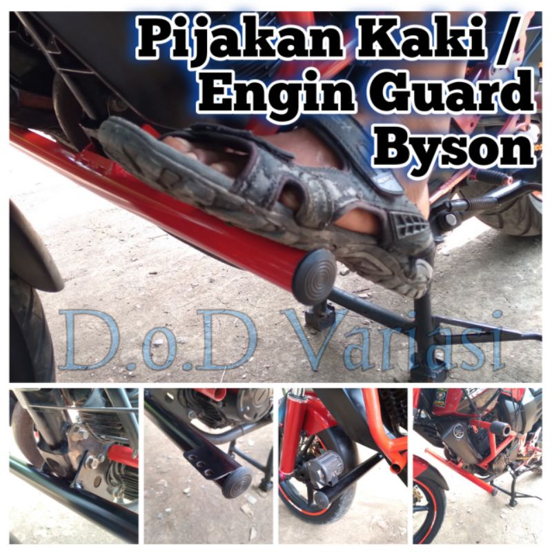 Byson footstep Engin Guard footrest byson FZ16 shooting lamp holder ...