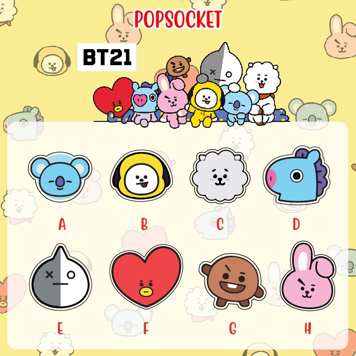 Popsocket BT21 / POP SOCKET BT21 / BT 21 / BT-21 / BTS | Shopee Philippines