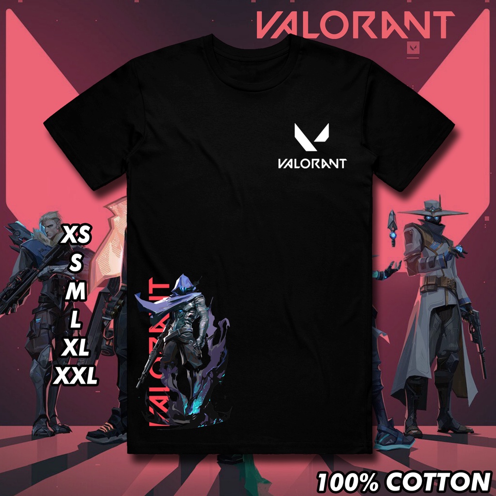 VALORANT Agent Omen New Trend Premium Cotton Gaming Shirt (V11 ...