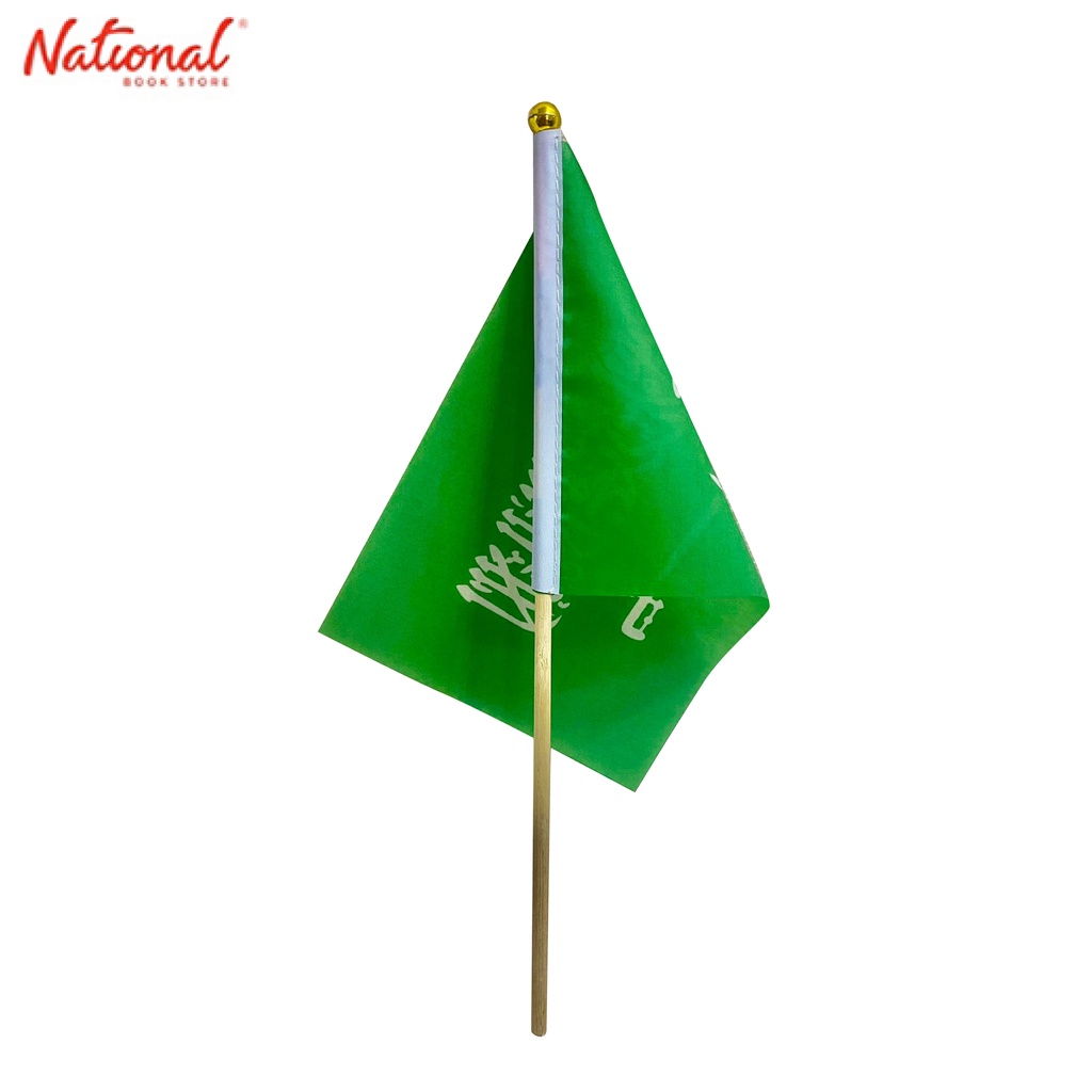 Flag Nylon Saudi Arabia With Stick Wooden, 13X21Cm | Shopee Philippines