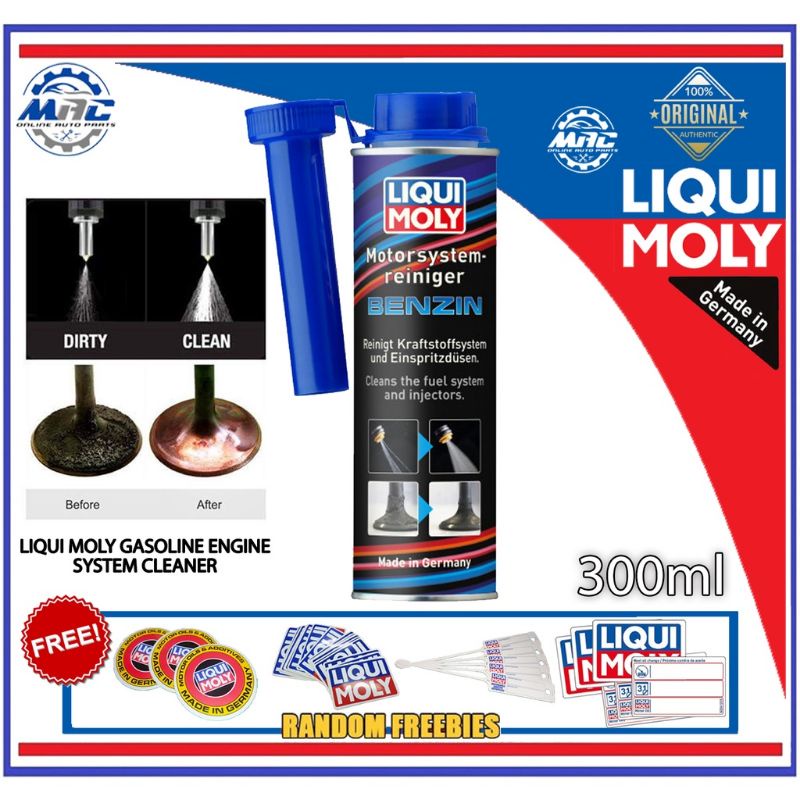 LIQUI MOLY GASOLINE ENGINE SYSTEM CLEANER Gasoline injector cleaner ...