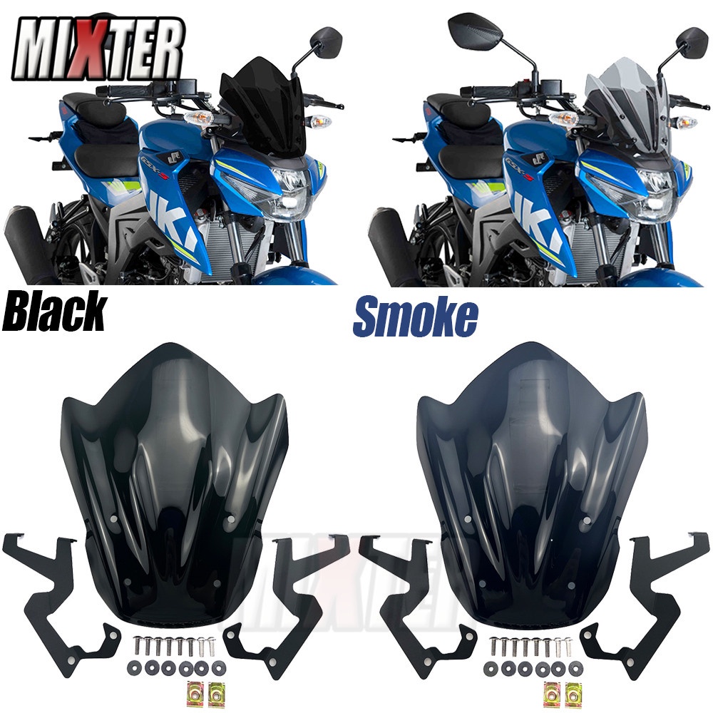 Motorcycle Sports Deflector Visor Windshield Windscreen For SUZUKI GSX ...