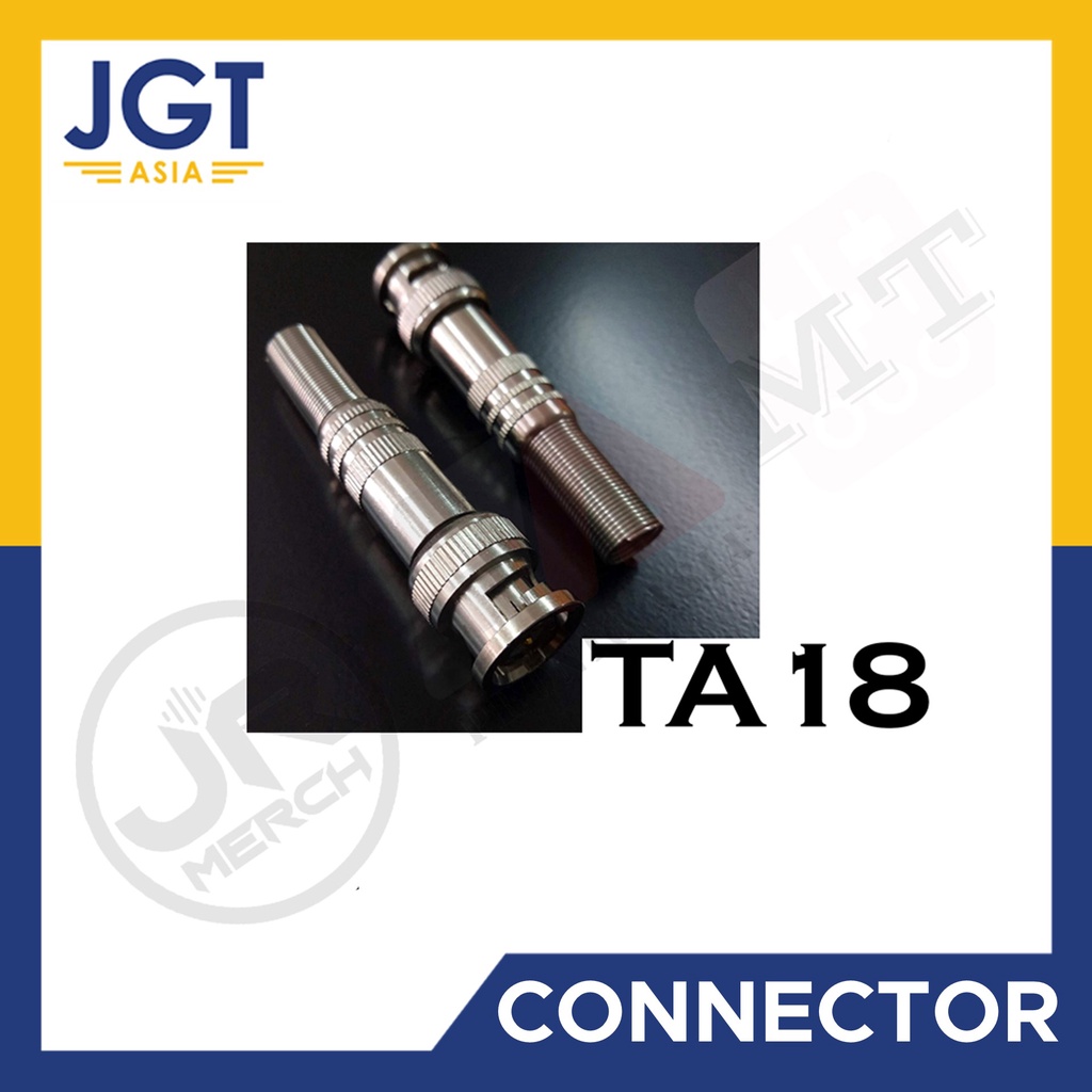 BNC Connector (used in CCTV / Radio) TA18 - SOLD PER PC | Shopee ...