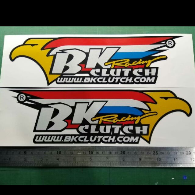 BK CLUTCH RACING Car Styling Sticker Attached To The Side Of The ...