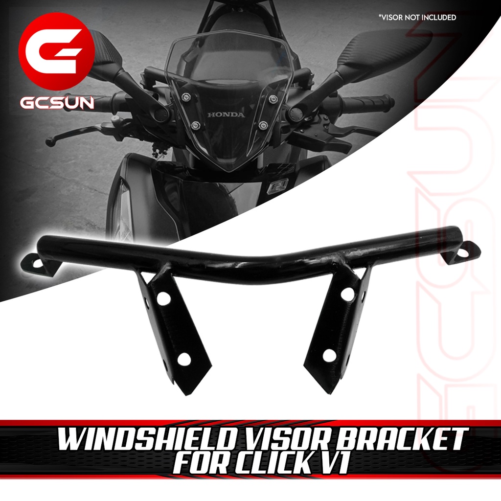 WINDSHIELD VISOR BRACKERT FOR CLICK V1 ALLOY - GCSUN MOTORCYCLE ...