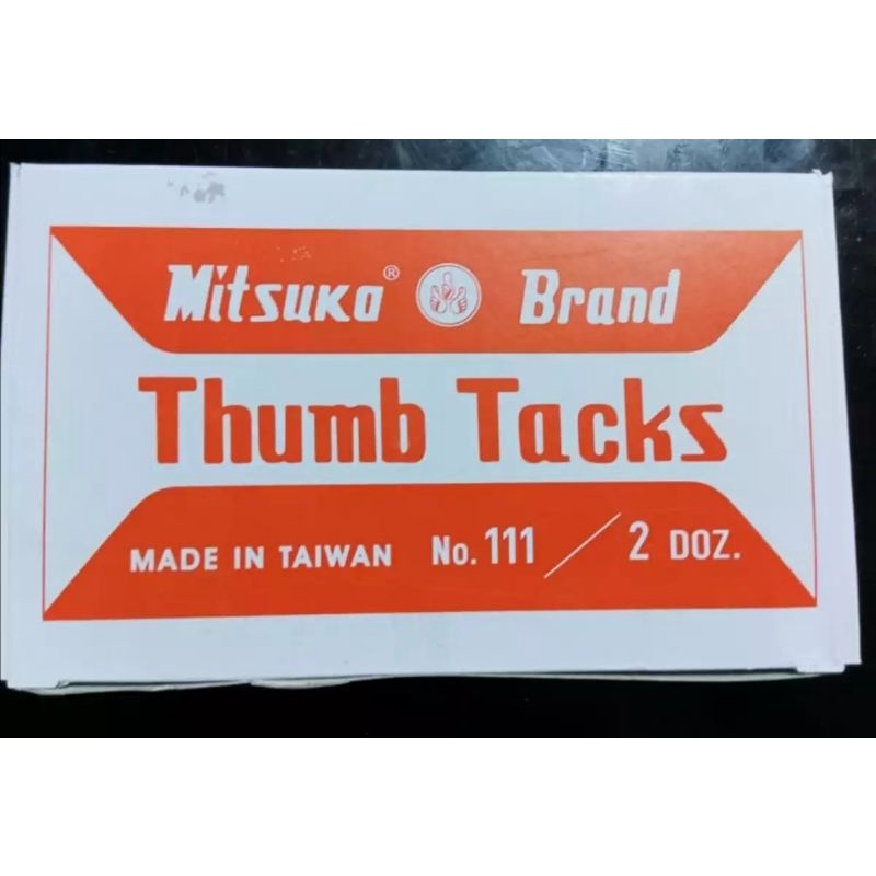 Mitsuko thumb tacks ( 1 box/2 dz.) | Shopee Philippines