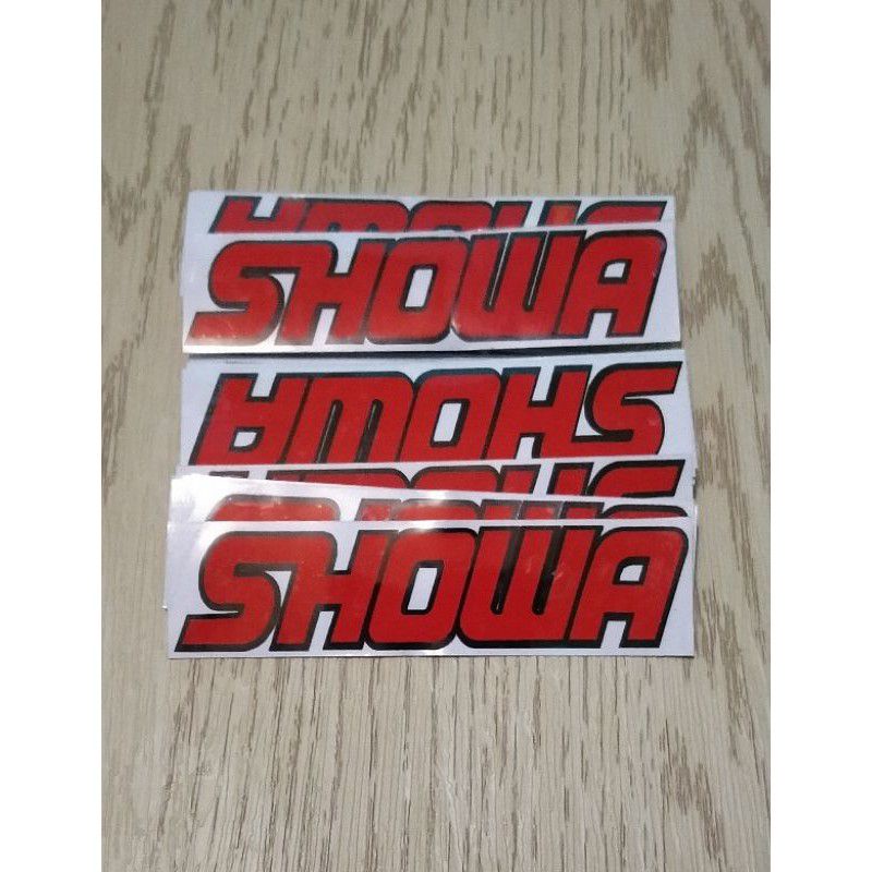 Shock SHOWA STICKER CUTTING MOTORCYCLE STICKER MOTORCYCLE STICKER ...