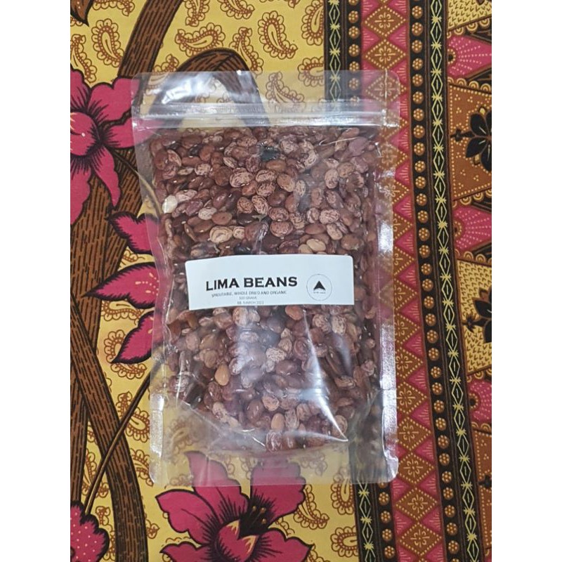 Heirloom Lima Beans / Patani, 1000gm, Whole Dried, Organic, and ...