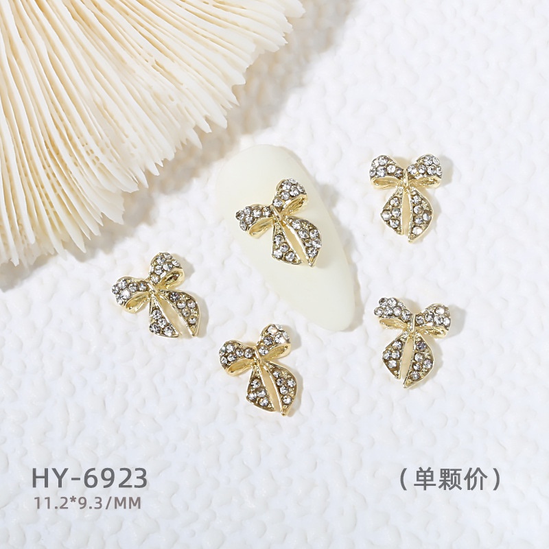 ins nail jewelry, pearl and diamond round wreath, opal bow, peach heart ...