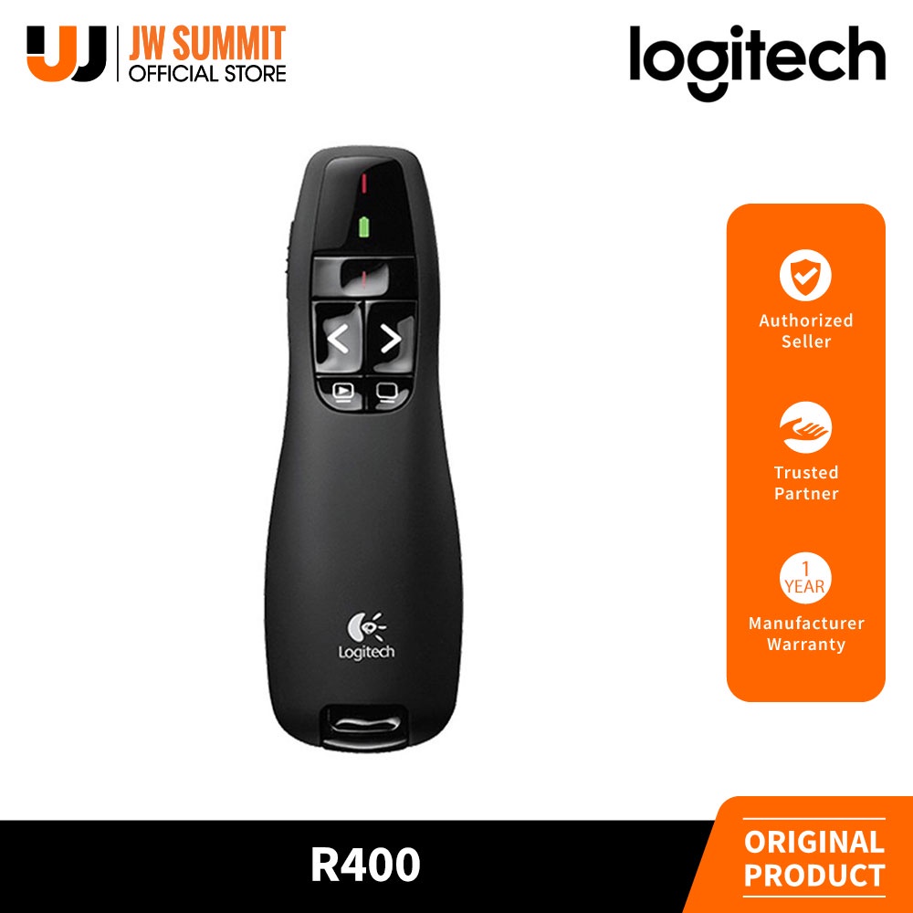Logitech R400 Laser Presentation Remote | Shopee Philippines
