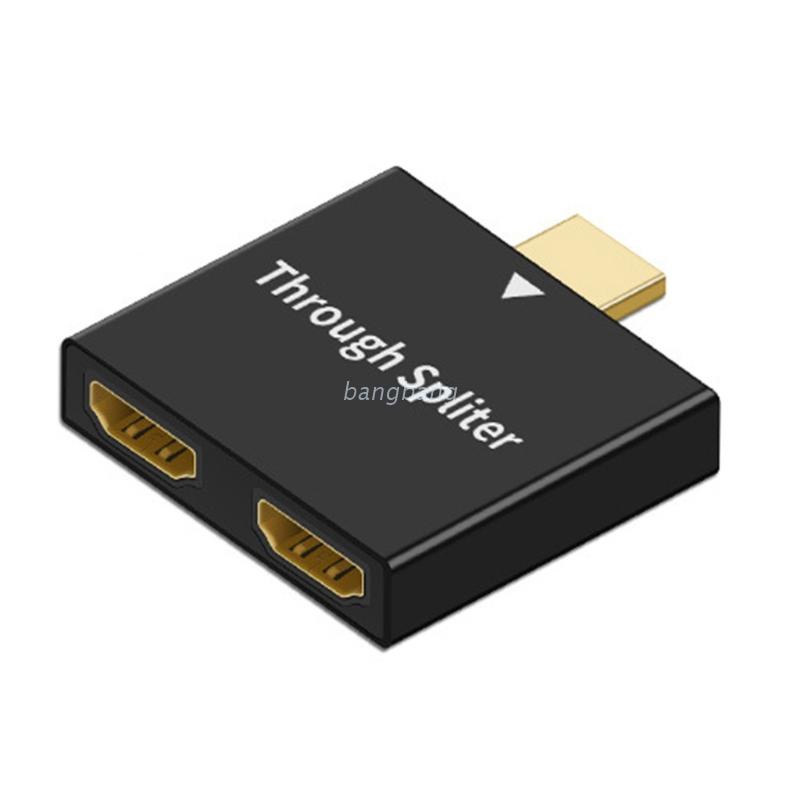 Bang Splitter Adapter HDMI-compatible Male to Dual Female Adapter for ...