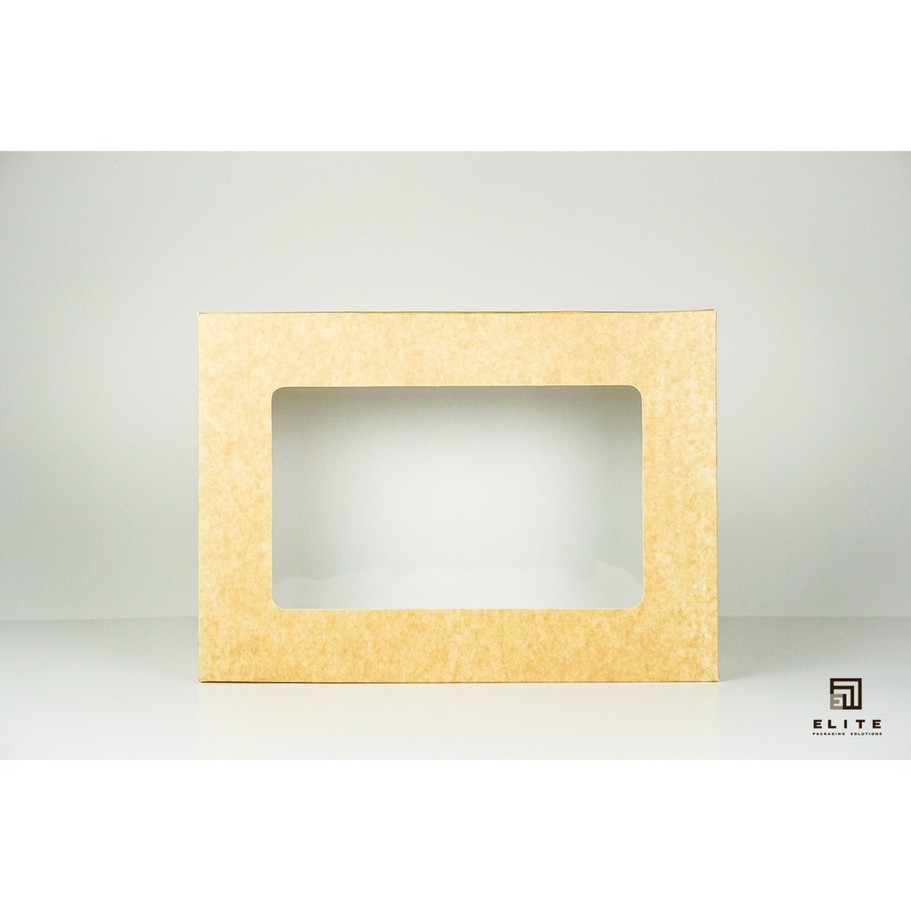 Elite Packaging 12 x 16 x 3 Preformed Box with Greaseproof Coating ...