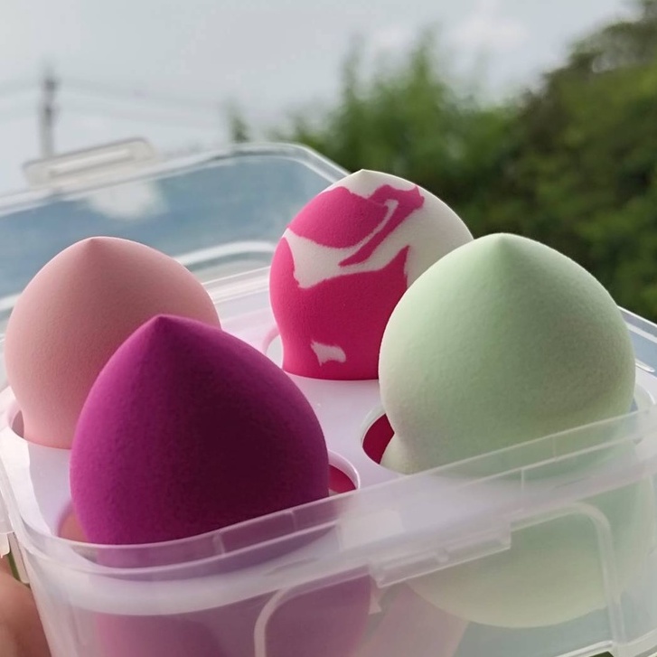 4 Pieces Of Egg Puffs Assorted Colors In One Jar. | Shopee Philippines