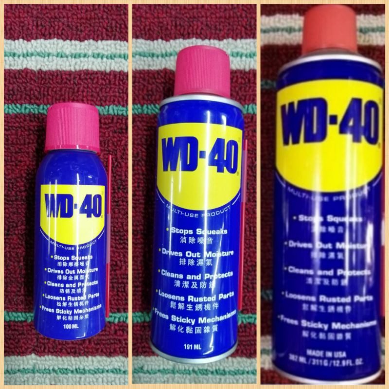 Original! WD-40 Multi Purpose use Product (100/191/382ml) | Shopee ...