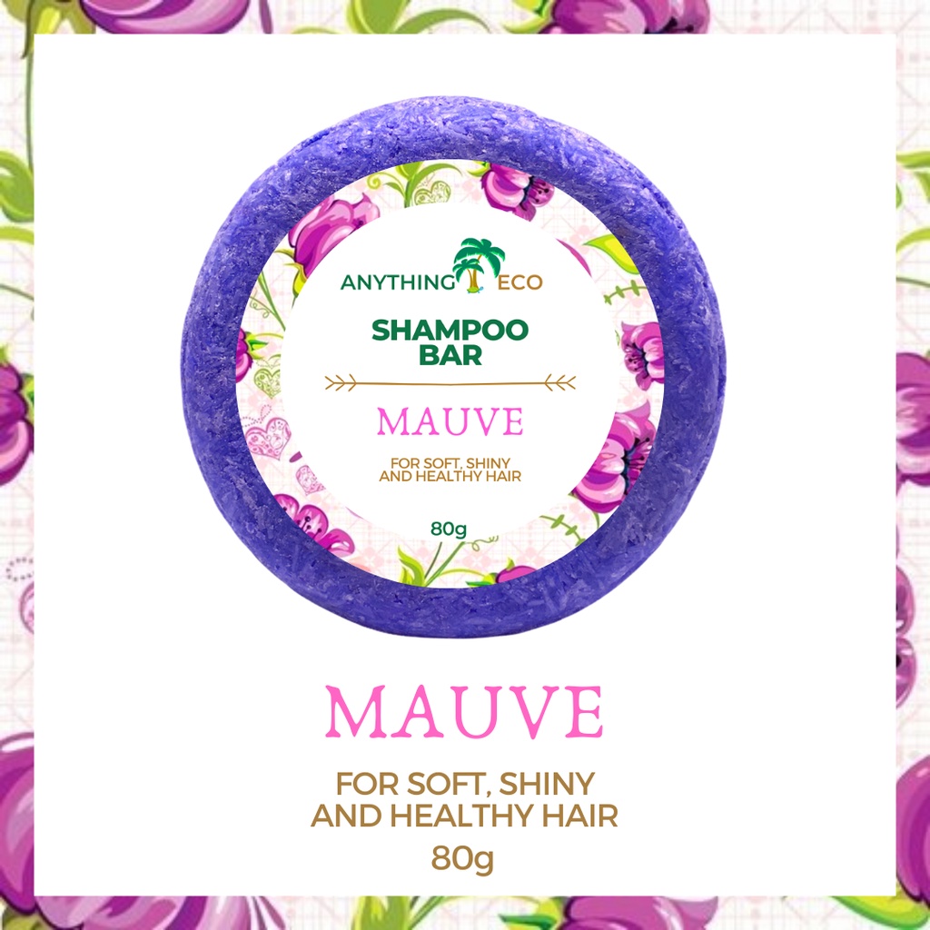 MAUVE - FOR CLEAN, SOFT & SHINY HAIR (All Natural Organic Shampoo Bar ...