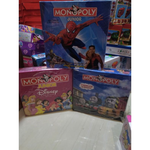 Junior monopoly/game cards/monopoly card toys/Disney monopoly Thomas ...