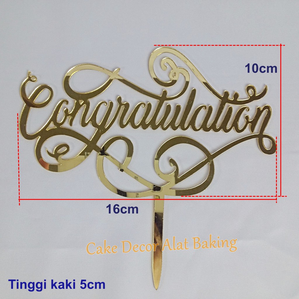 Acrylic Congratulation Topper | Shopee Philippines