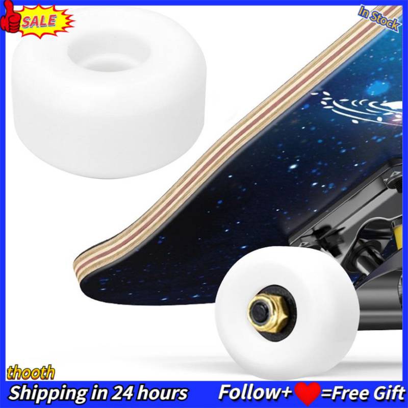 4X Hardness Skateboard Double Rocker Sliding Wheel Downspeed MS2407 PU ...