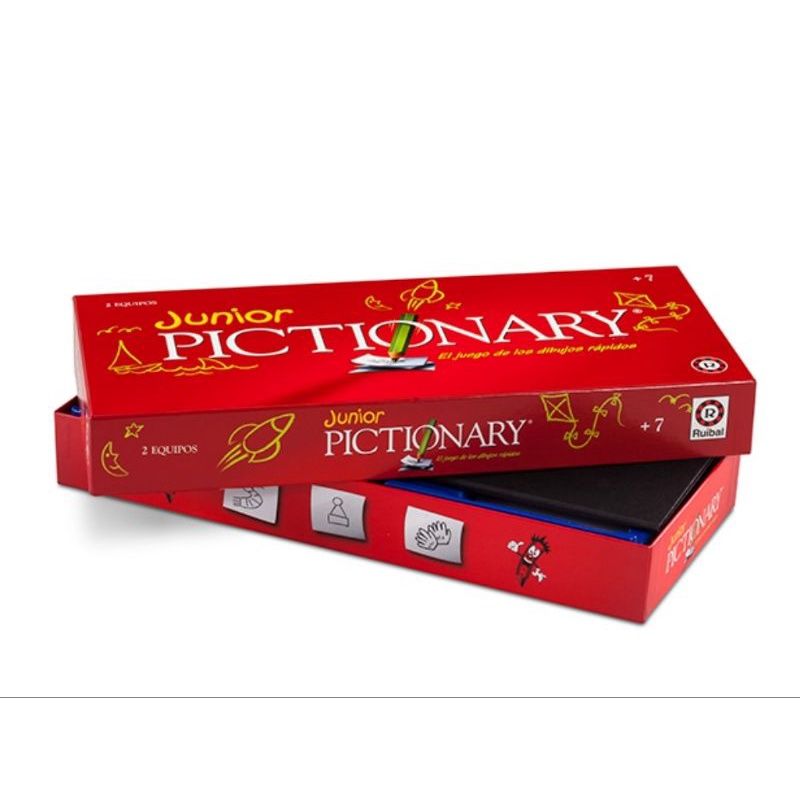 Junior Pictionary Quick Draw Game for Kids Drawing Board Family ...