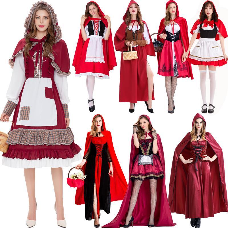 [Halloween Cosplay] Costume Little Red Riding Hood Cos Costume Adult ...