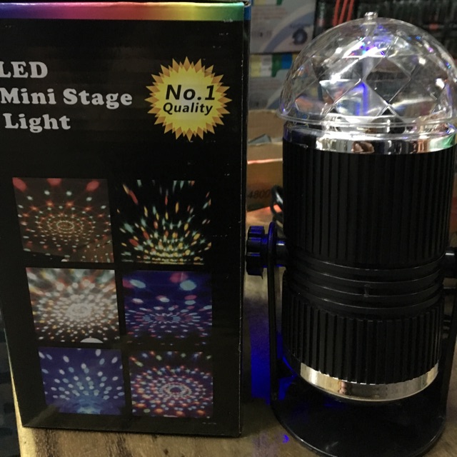 Disco lights, new year tech lights according to the music rhythm ...