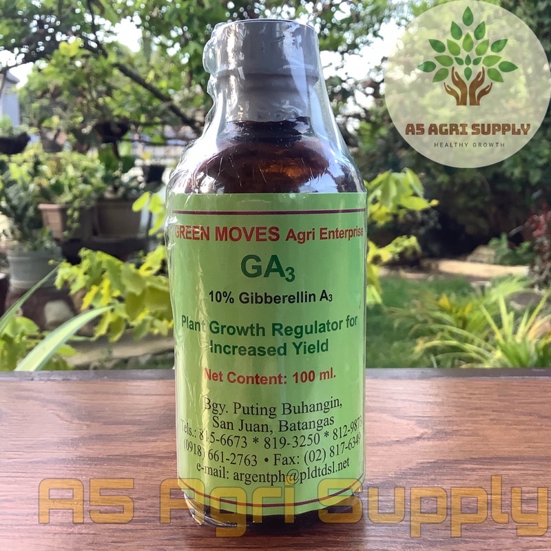 Ga3 (Gibberellic Acid) 10% Gibberellin A3 100Ml Plant Growth Regulator ...