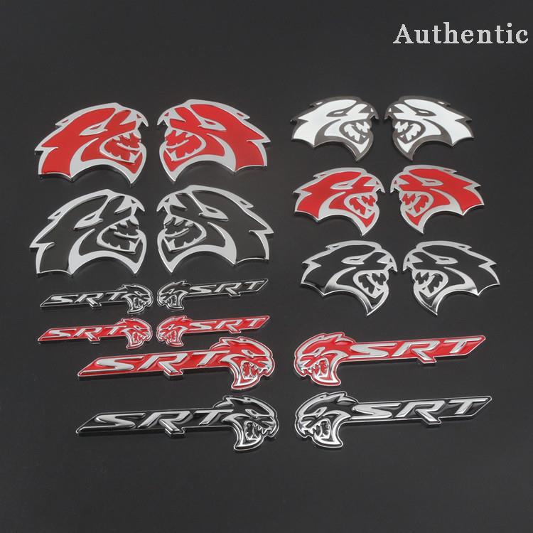 Dodge Challenger Charger SRT Modified Hellcat Car Logo Net Car Fender ...