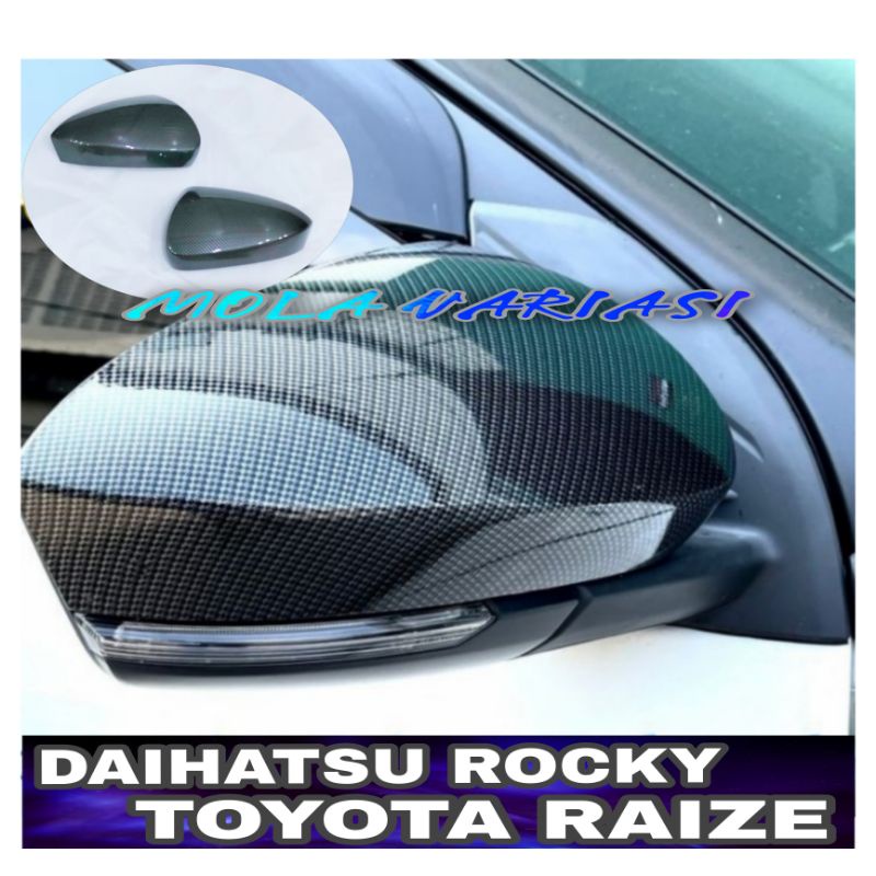 Daihatsu Rocky Toyota Raize Carbon Rear View Mirror Cover | Shopee ...